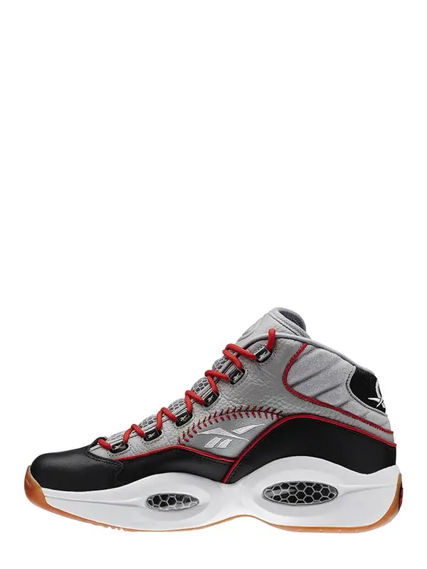 REEBOK Question Mid "practice" Athletic Sneakers - Grey