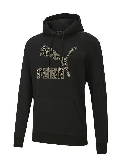 PUMA Nulux Graphic Hoodie - Black/white