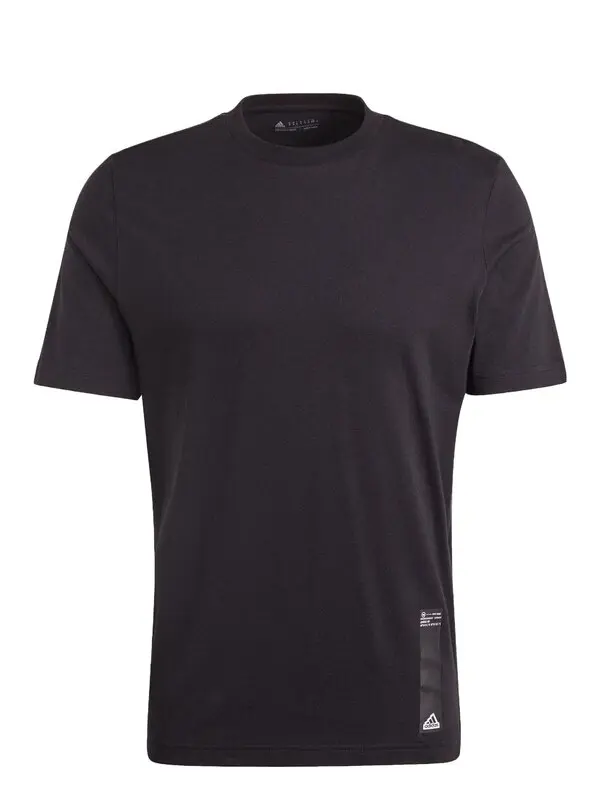 Adidas City Escape Split-hem T-shirt - Black