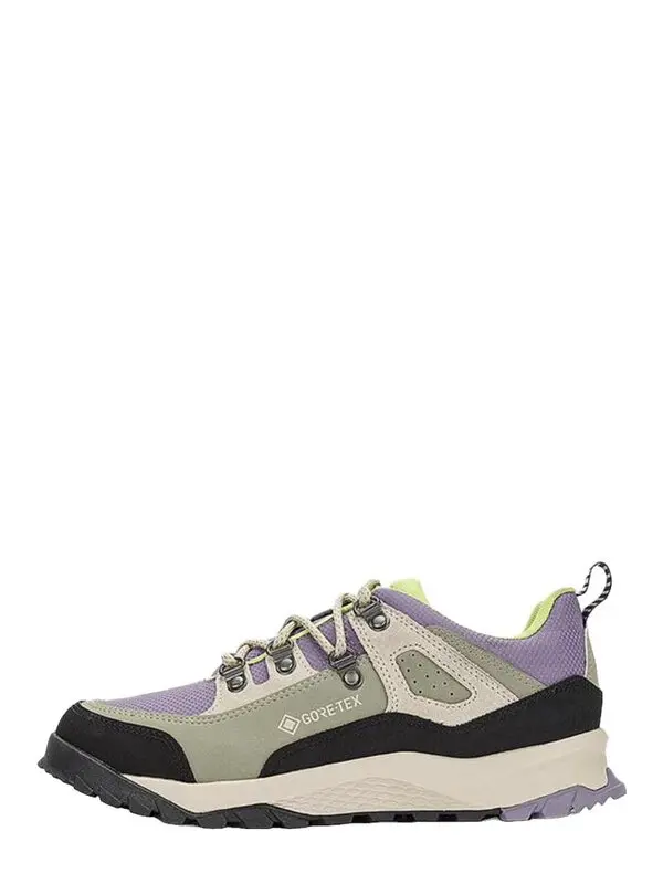 Timberland Lincoln Peak Low Lace Up Waterproof Hiking Boots - Purple/black/green