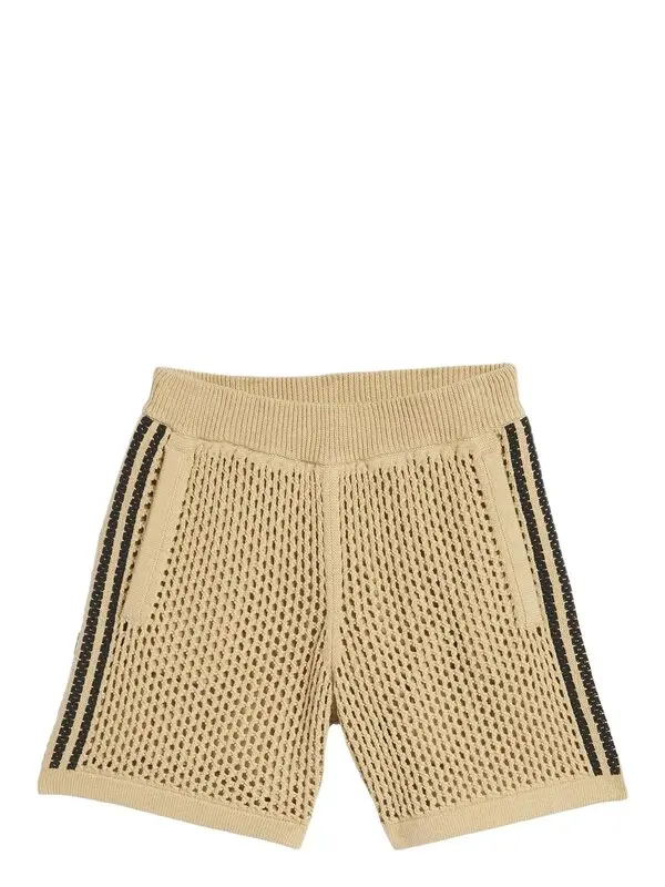 Adidas X Clot Fw24 Crochet Shorts - Beige
