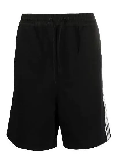 Adidas Y-3 3-stripes Terry Shorts - Black