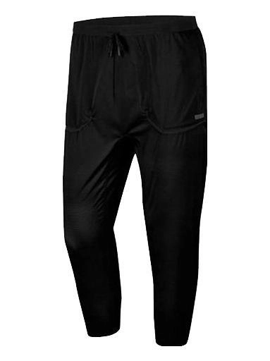 Nike Solid Color Casual Running Pants - Black