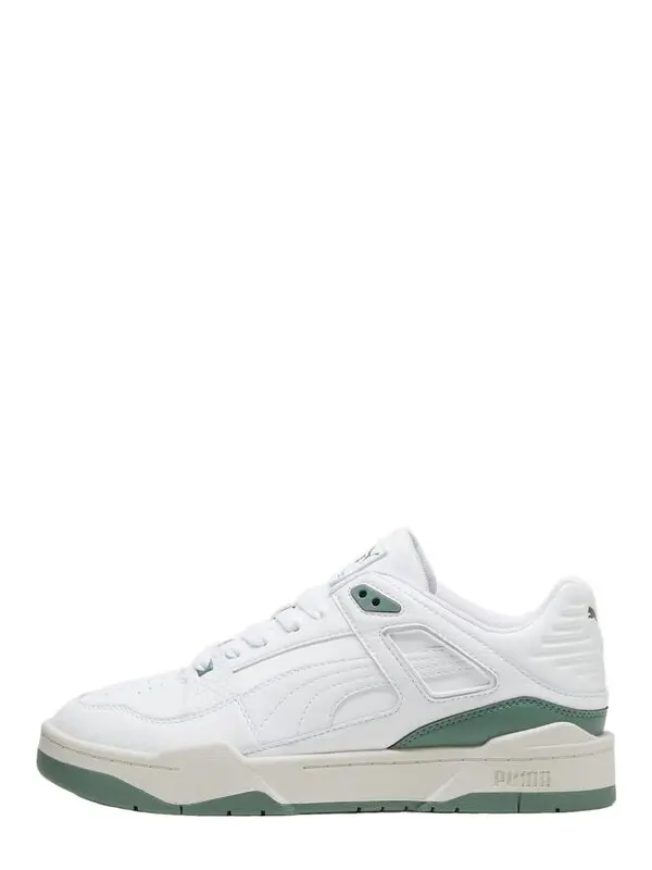 PUMA Slipstream Leather Sneakers - White/eucalyptus