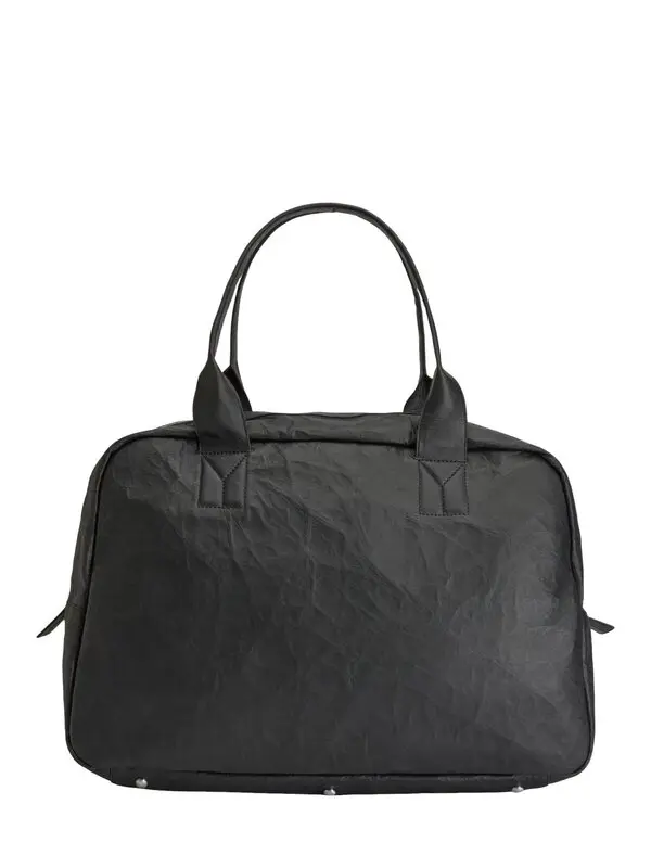 Adidas Y-3 Leather Weekender Bag - Black