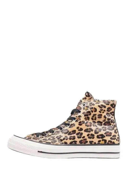 CONVERSE Chuck 70 Hi Varsity Remix Print Sneakers - Leopard