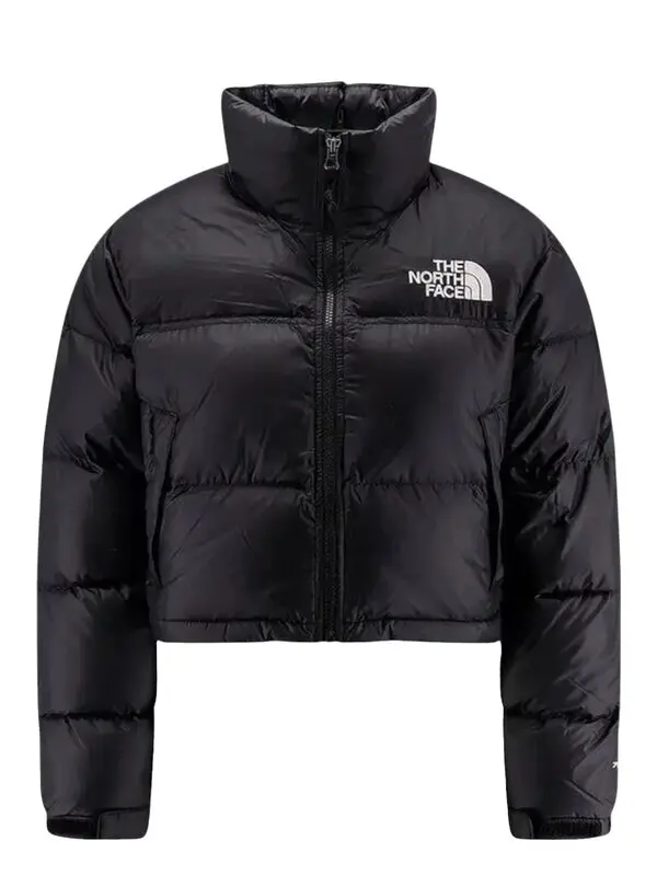The North Face Nuptse Cropped Puffer Jacket - Tnf Black