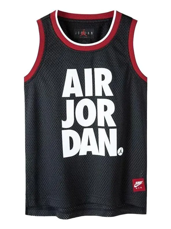 JORDAN Air Mesh Jersey - Black/white/red