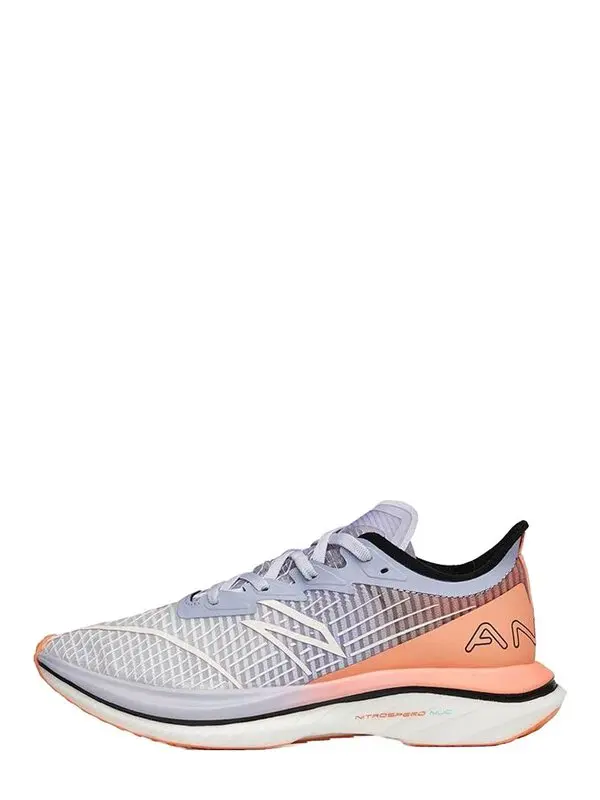 ANTA C202 Gt Athletic Sneakers - Light Purple/orange/white