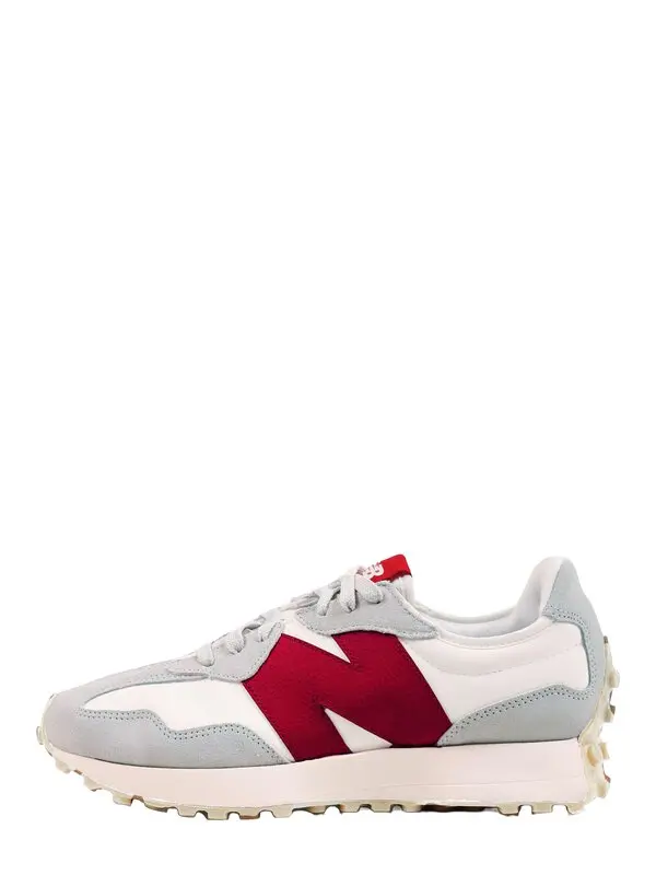 NEW BALANCE 327 Athletic Sneakers - Grey/red