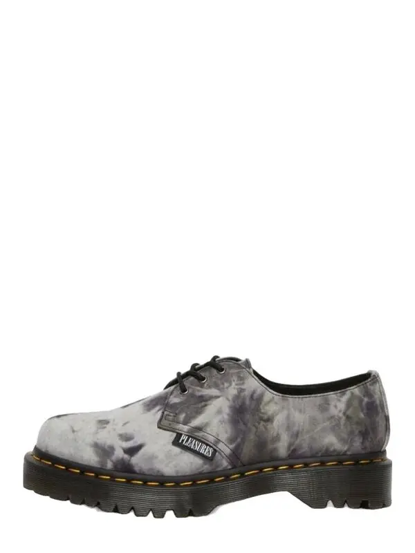 Dr. Martens Pleasures X 1461 Bex Tie Dye Lace Up Shoes - Black/white