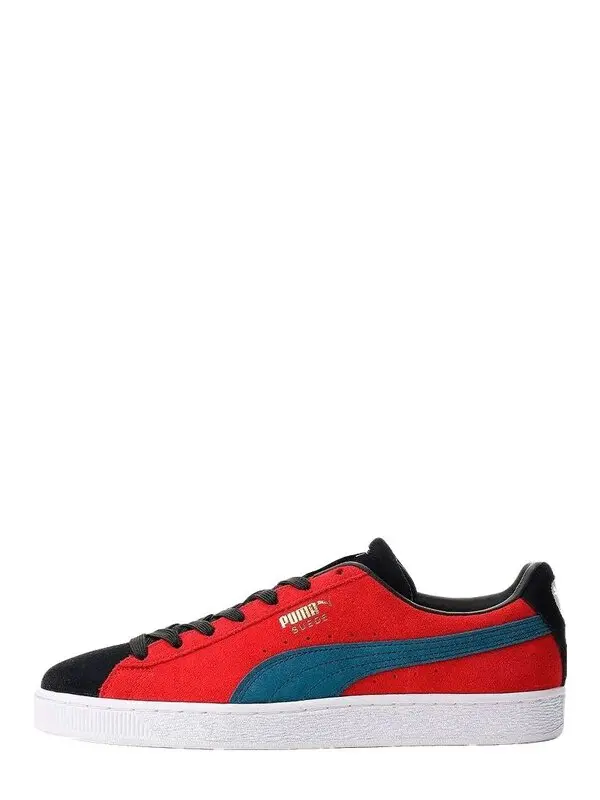 PUMA Suede Classic 21 Sneakers - Black/red/blue