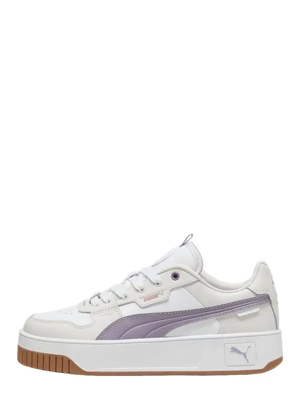 PUMA Carina Street Lux Sneakers - White/pale Plum/feather Grey