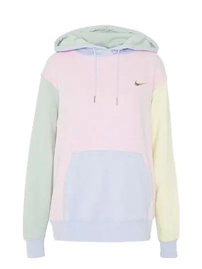 Nike Colorblock Swoosh Hoodie - Pink/pistachio Frost