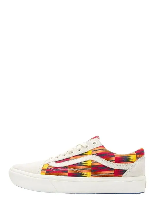 VANS Union X Old Skool 'kente Cloth' Sneakers - Red/white