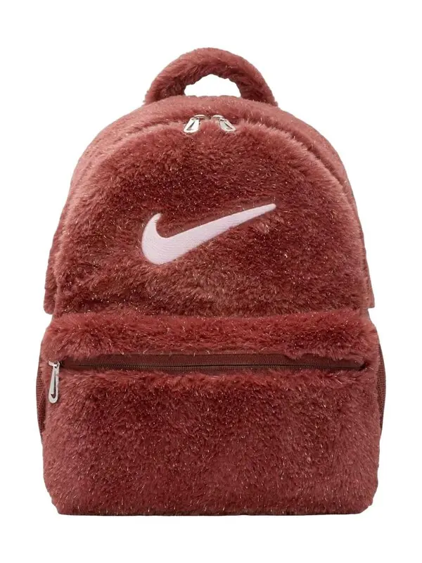 Nike Faux Fur Backpack - Dark Pony/pink Foam