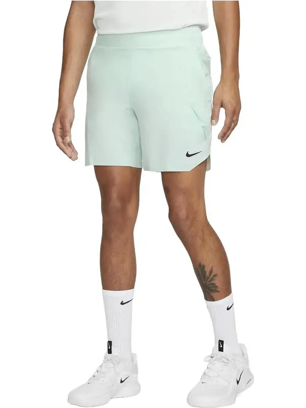 Nike Nikecourt Dri-fit Slam Tennis Shorts - Light Green