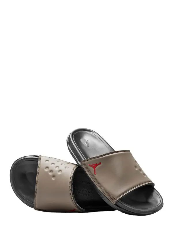 JORDAN Air Play Slide - Palomino/black/fire Red