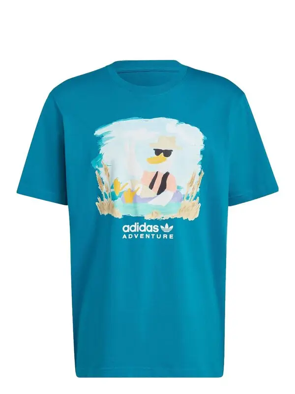 Adidas Originals Adventure Graphic Tee - Blue