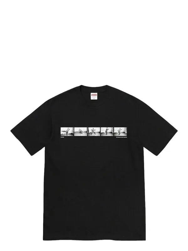 Supreme Winter T-shirt 'black White Red - Black/white/red