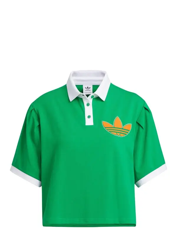 Adidas Originals Varct Polo Shirt - Green/orange/white