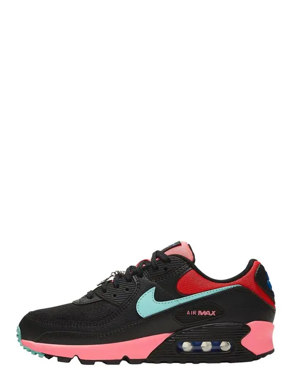 Nike Max 90 Chain Link Sneakers - Black/green/red