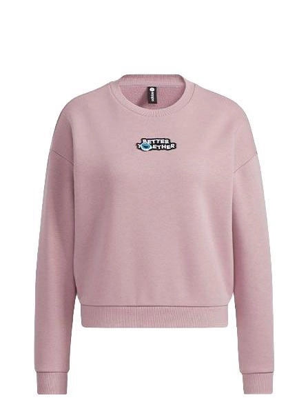 Adidas Neo Ss 3-stripes Sweatshirt - Pink