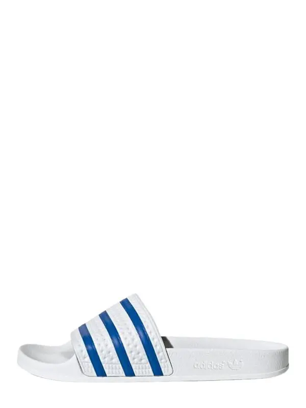 Adidas Originals Adilette Slides - White/blue