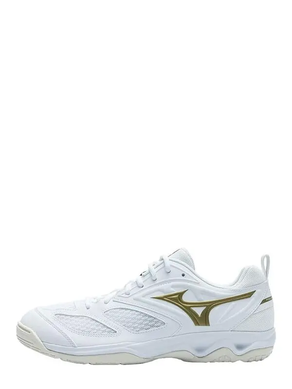 Mizuno Dynablitz Low Top Sneakers - White/gold