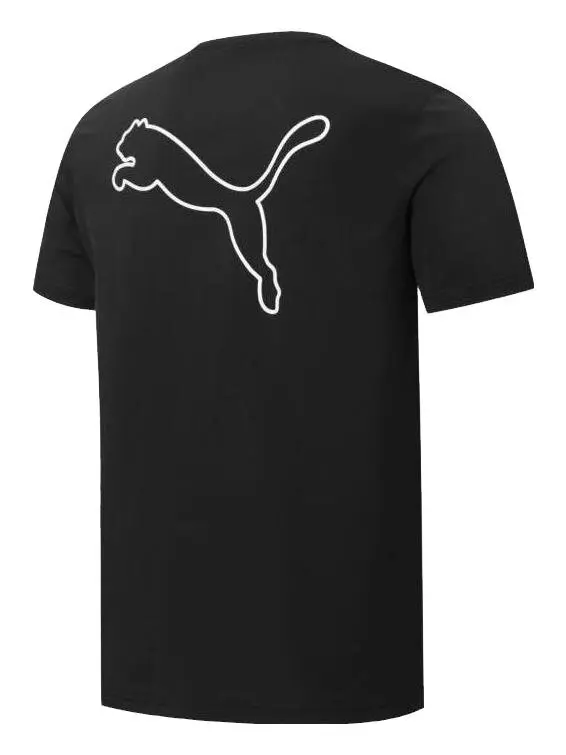 PUMA Back Big Logo Tee - Black