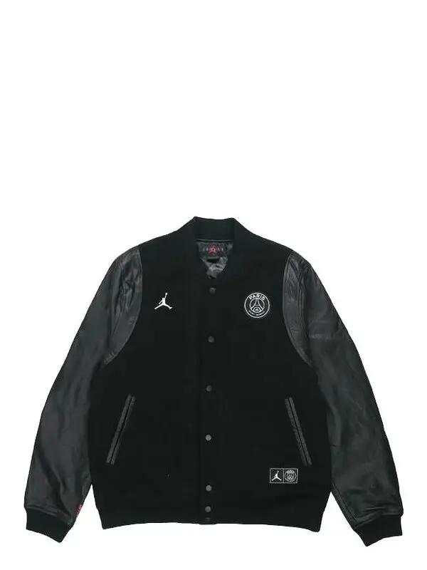 JORDAN Paris Saint-germain Varsity Jacket - Black