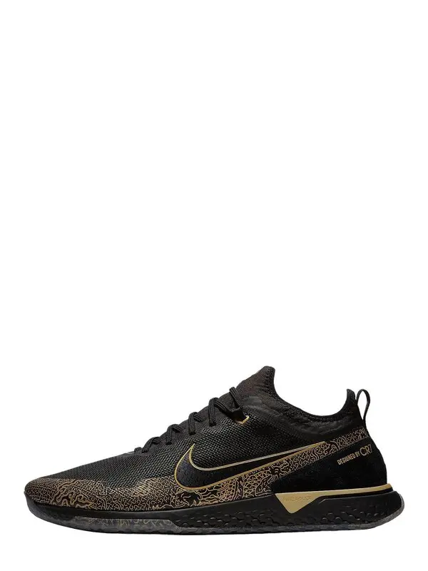 Nike Fc Cr7 " Gold" Low Top Sneakers - Black