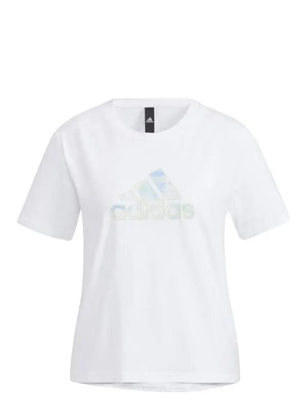 Adidas Logo Graphic T-shirt - White