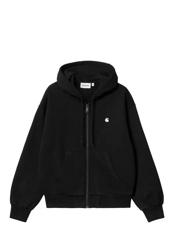 Carhartt Work In Progress Hooded Casey Jacket - Black/silver