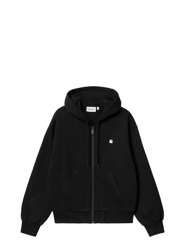 Carhartt Work In Progress Hooded Casey Jacket - Black/silver