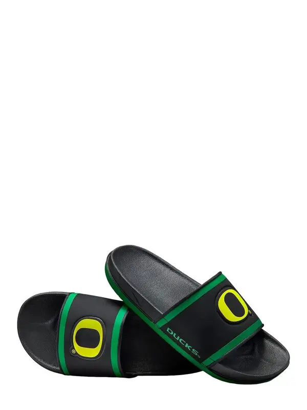Nike Offcourt Slide 'oregon - Black/apple Green/yellow Strike