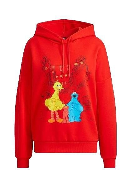 Adidas Neo Sesame Street Knitted Hoodie - Red