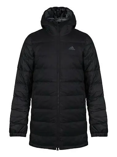 Adidas Reversible Camouflage Hooded Down Parka - Black