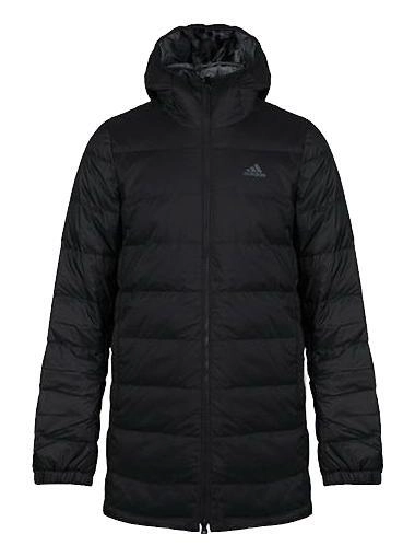 Adidas Reversible Camouflage Hooded Down Parka - Black