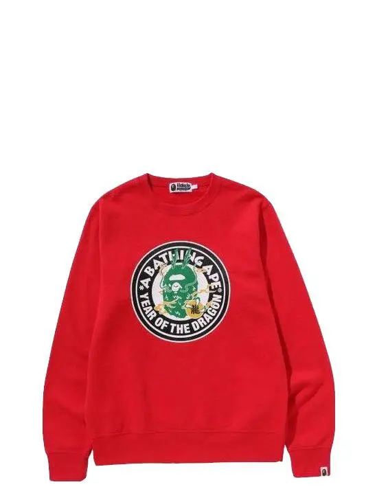 A BATHING APE Year Of The Dragon Sweatshirt - Red