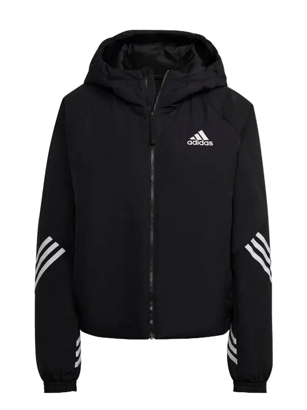 Adidas Back To Sport Hooded Jacket - Black/white