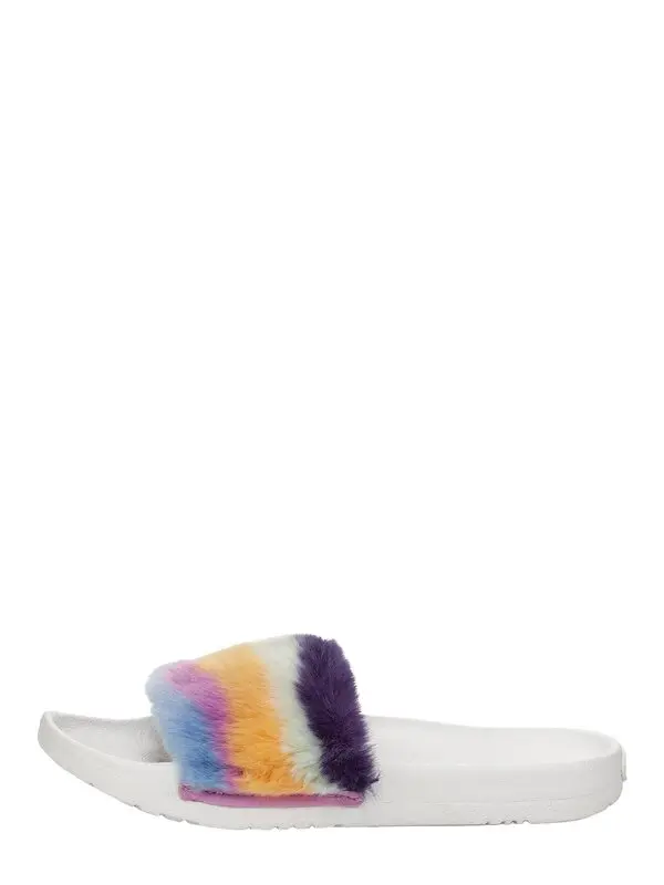 UGG W Royale Mural Slides - Multi Rainbow Color