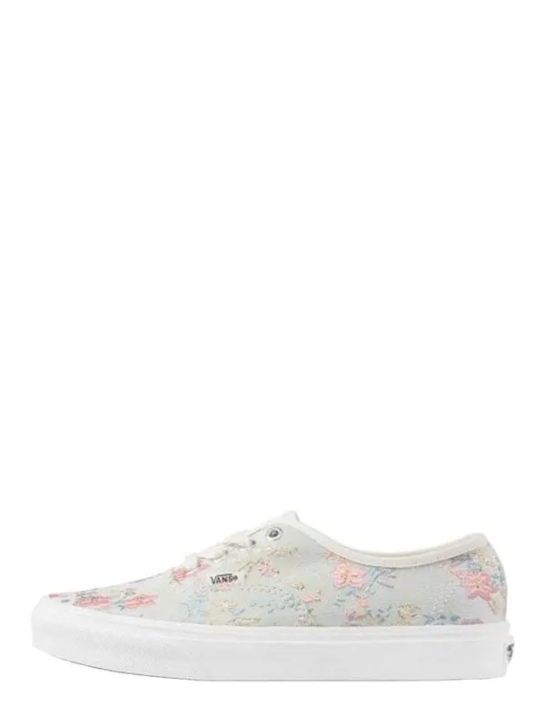 VANS Authentic Floral Embroidered Low Top Sneakers - Multi-color