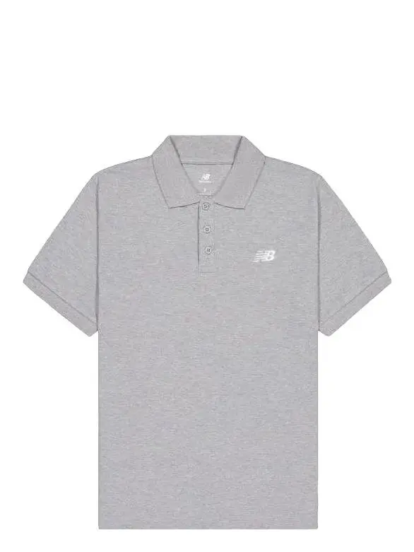NEW BALANCE Sport Essentials Polo Shirt Asia Sizing - Grey