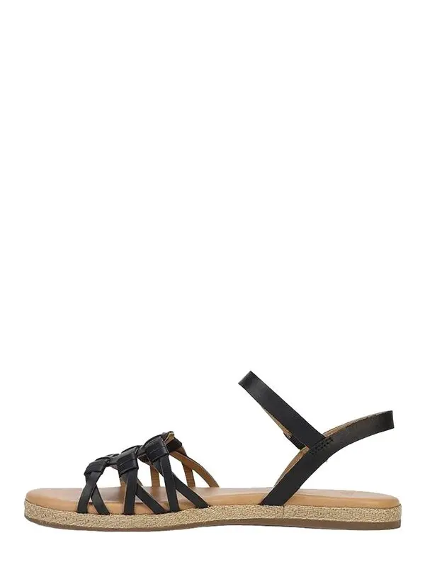 UGG Larisa Braided Strappy Sandals - Black