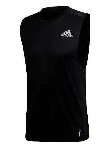Adidas Reflective Sleeveless Sports Top - Black