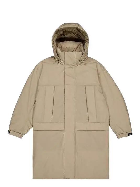 NEW BALANCE Long Down Jacket - Beige