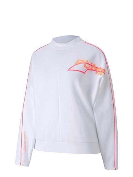 PUMA Evide Logo Printing Round-neck Sweatshirt - Default Color