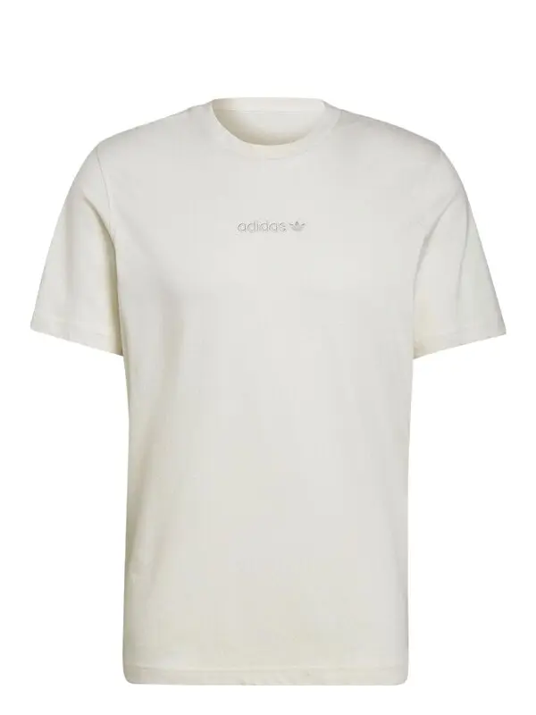 Adidas Originals Logo Round Neck Pullover Short Sleeve White - Multi-color
