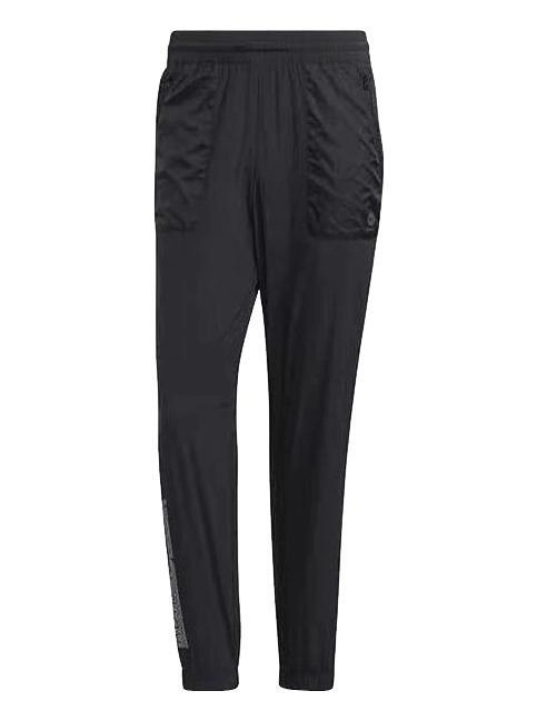 Adidas Neo Ss22 Ce Brnded Wtp Logo Printing Lacing Elastic Waistband Sports Pants/trousers/joggers Black - Default Color